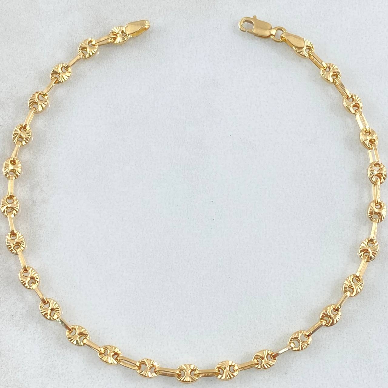 Bracelet GC 2.6gr, 18K 730 Gold – Napoleone Joyas US