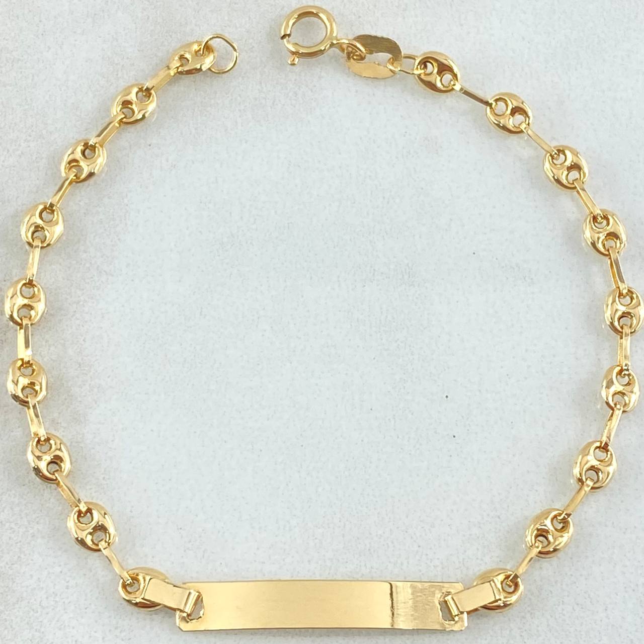 Bracelet GC 1.8gr, 18K 730 Gold – Napoleone Joyas USA
