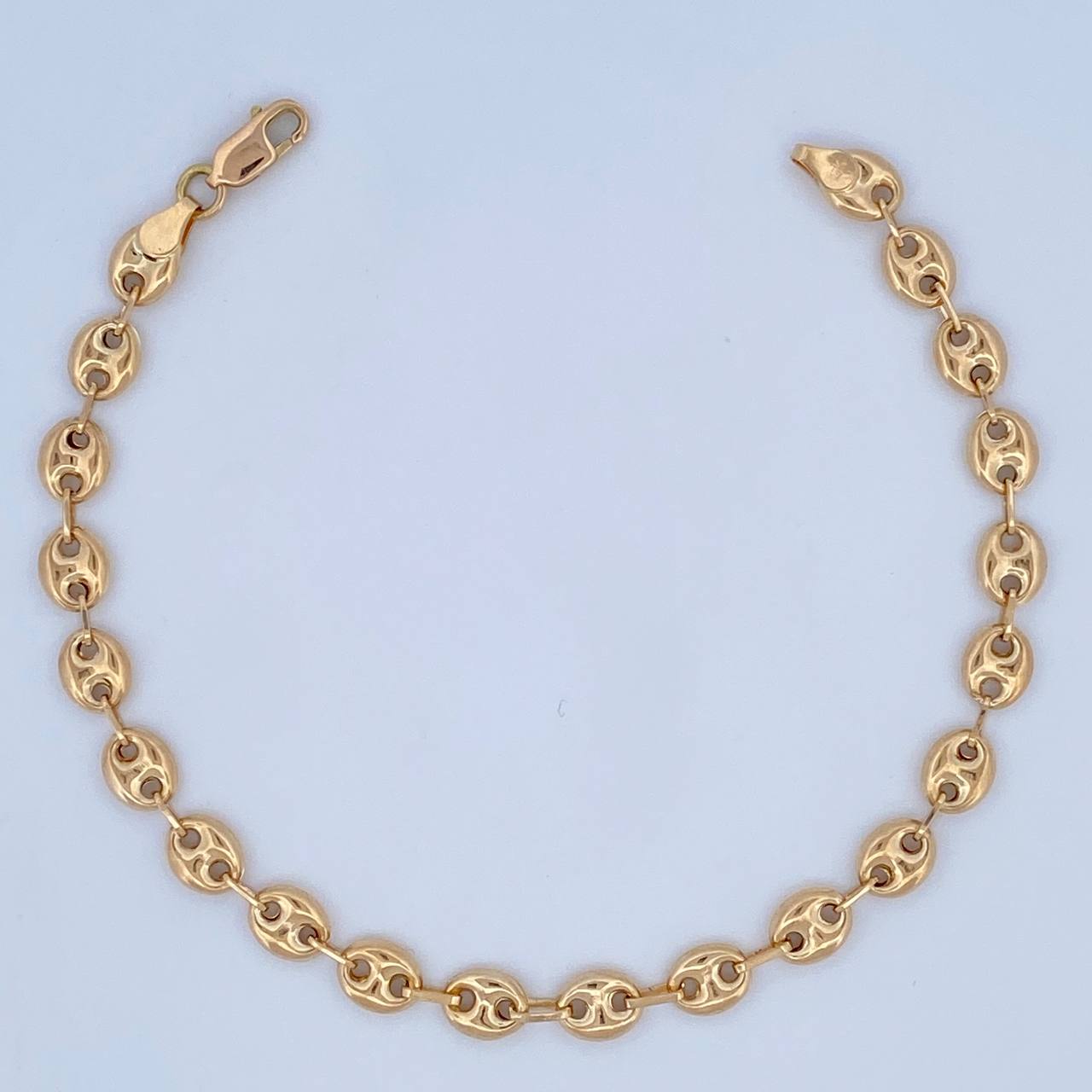 Bracelet GC 4.1gr, 18K 730 Gold – Napoleone Joyas US