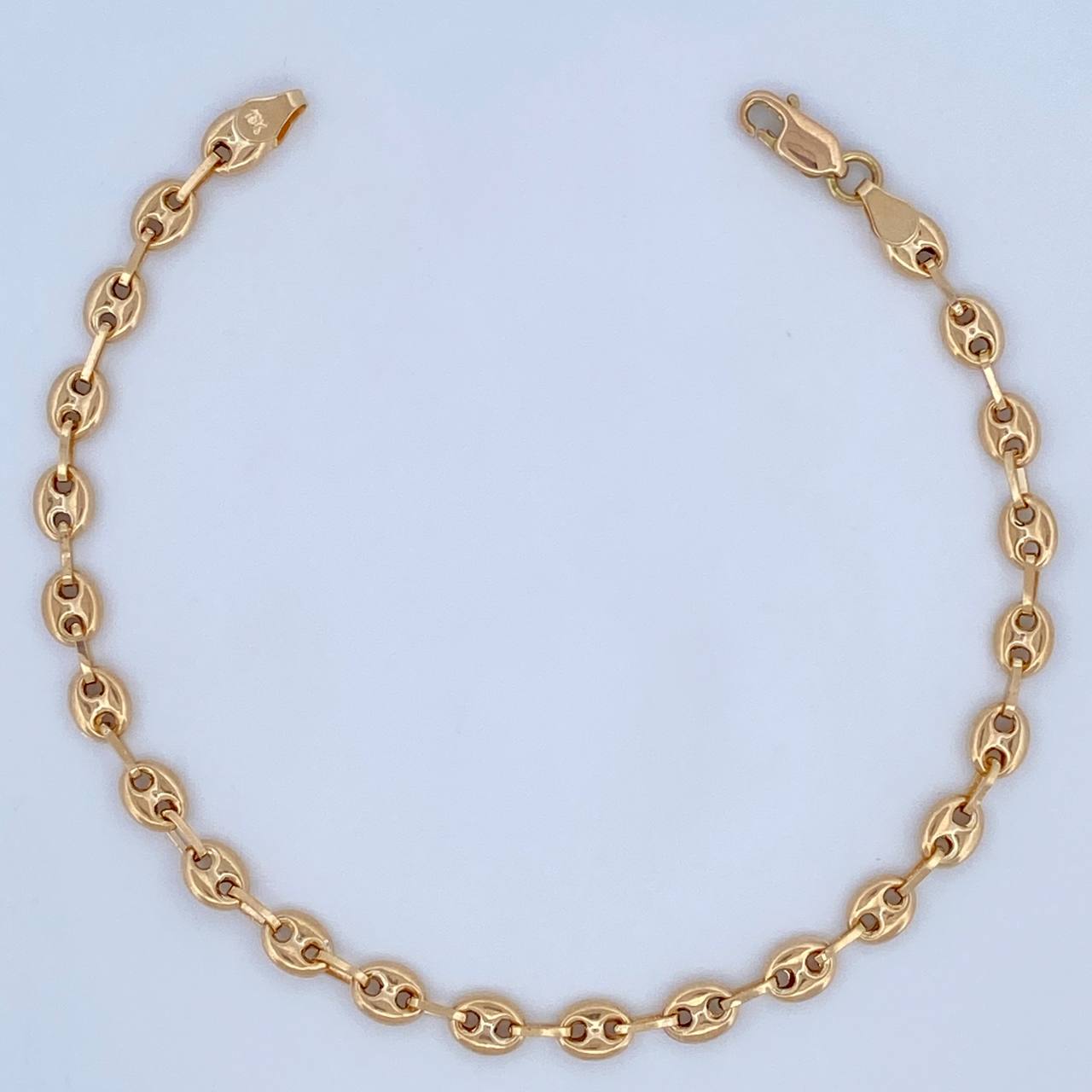 Bracelet GC 3.8gr, 18K 730 Gold – Napoleone Joyas US
