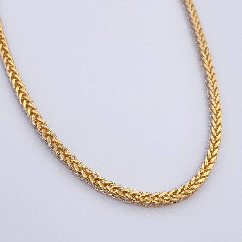 Franco Chain 9.15gr, 18K 750 Gold – Napoleone Joyas USA