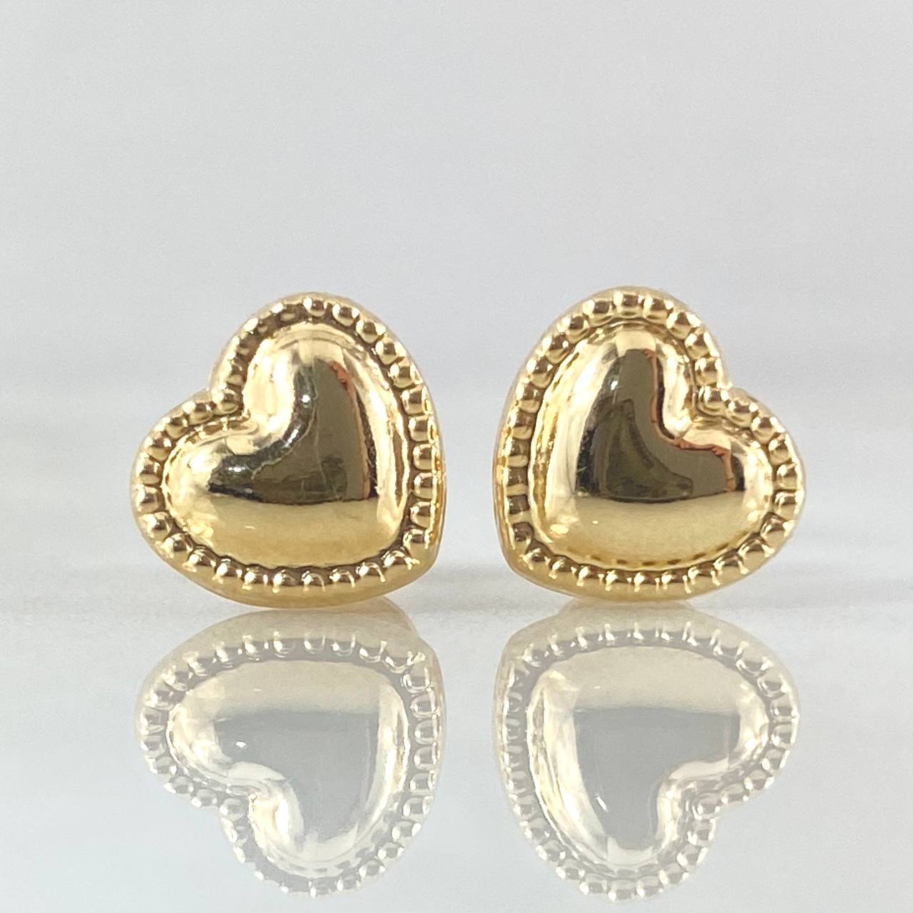 Topos Corazon 0,85gr, Oro 18K 730 – Napoleone Joyas USA
