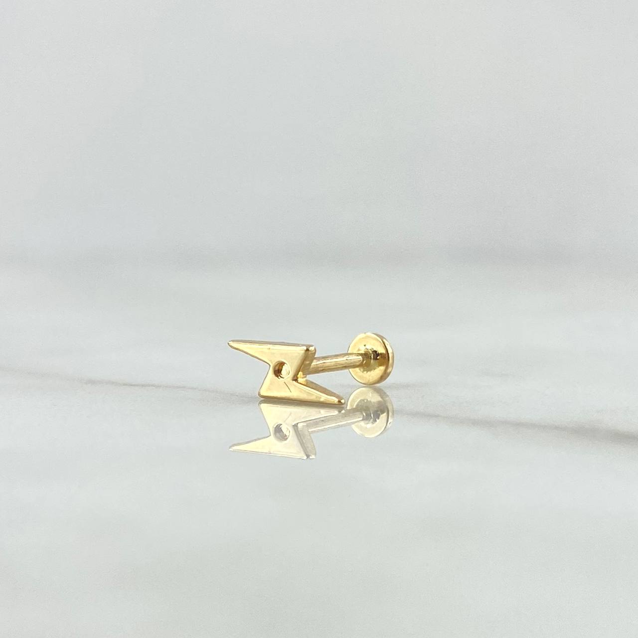 Lightning Piercing 0.5gr, 18K 750 Gold – Napoleone Joyas US