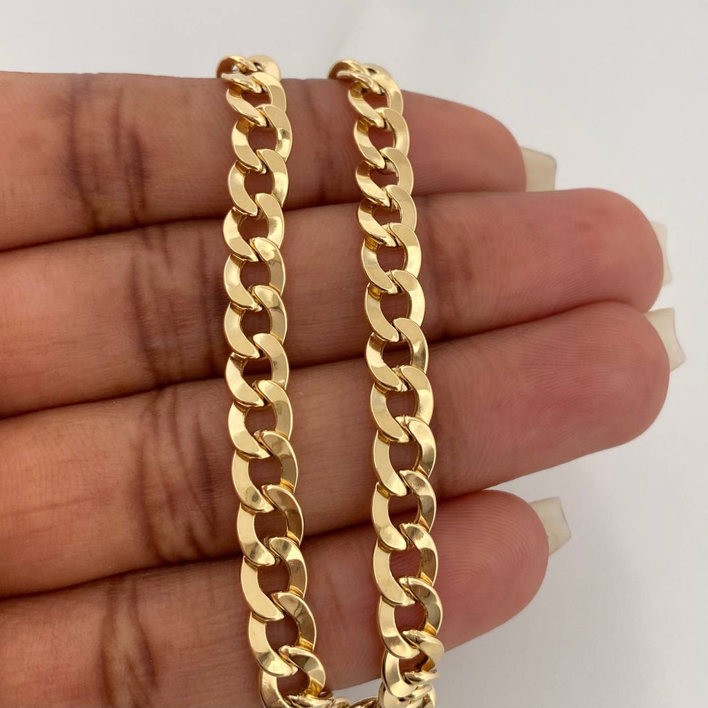 Pulso Cubano 5,15gr | Oro 18 Kilates – Napoleone Joyas USA