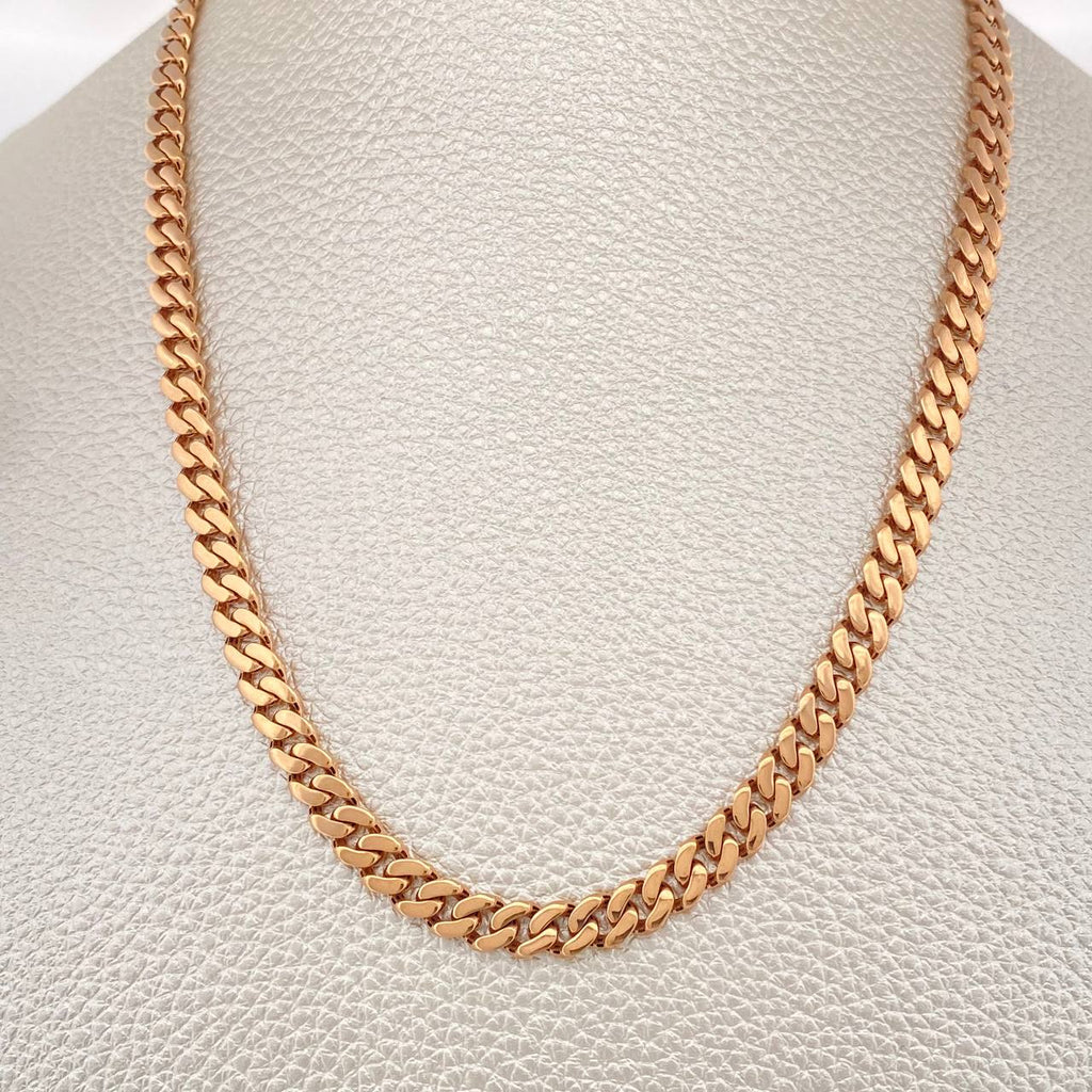 Cadena Cubano Monaco 19,25gr | Oro 18 Kilates – Napoleone Joyas USA