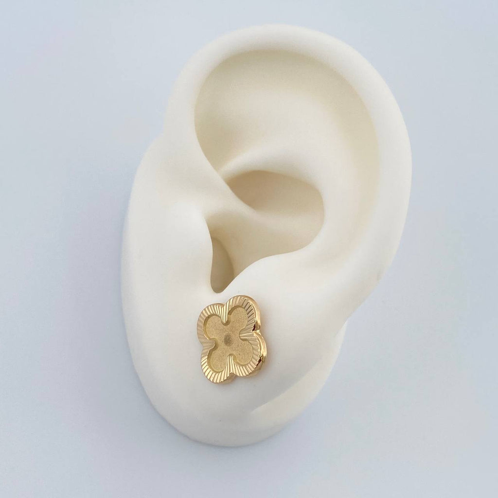 Topos Trebol 2,3gr | Oro 18 Kilates – Napoleone Joyas USA