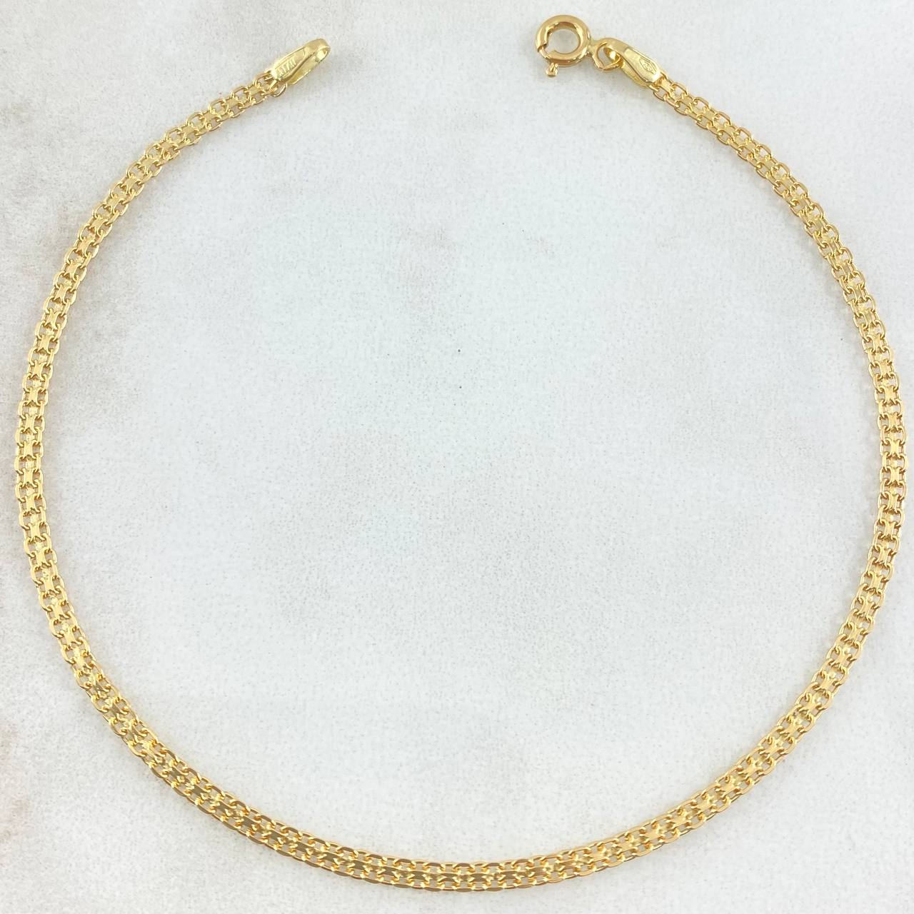 Bismark Bracelet 1.45gr, 18K 750 Gold – Napoleone Joyas USA